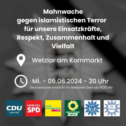 Pro Polizei Wetzlar e.V. – Werden auch Sie aktiv für mehr Sicherheit